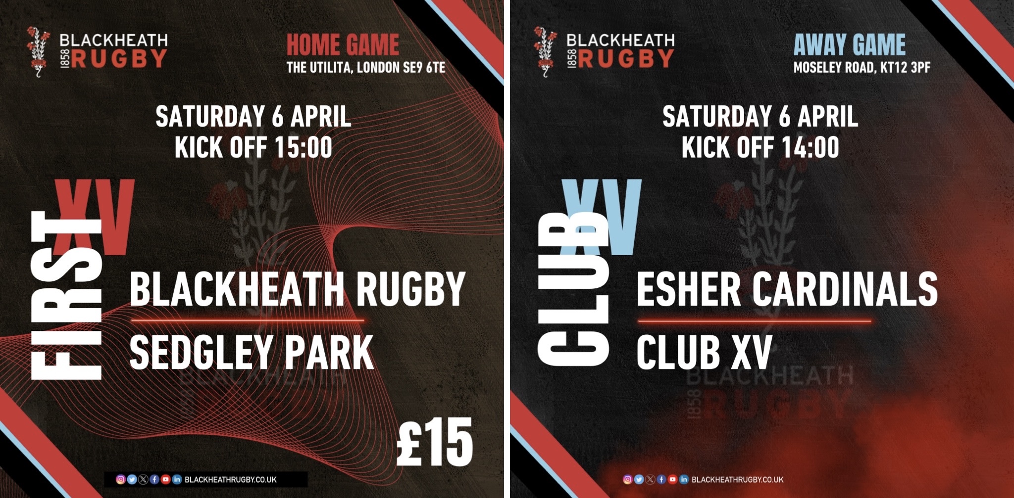 6 Apr 24 - Sedgley Park - Blackheath Rugby
