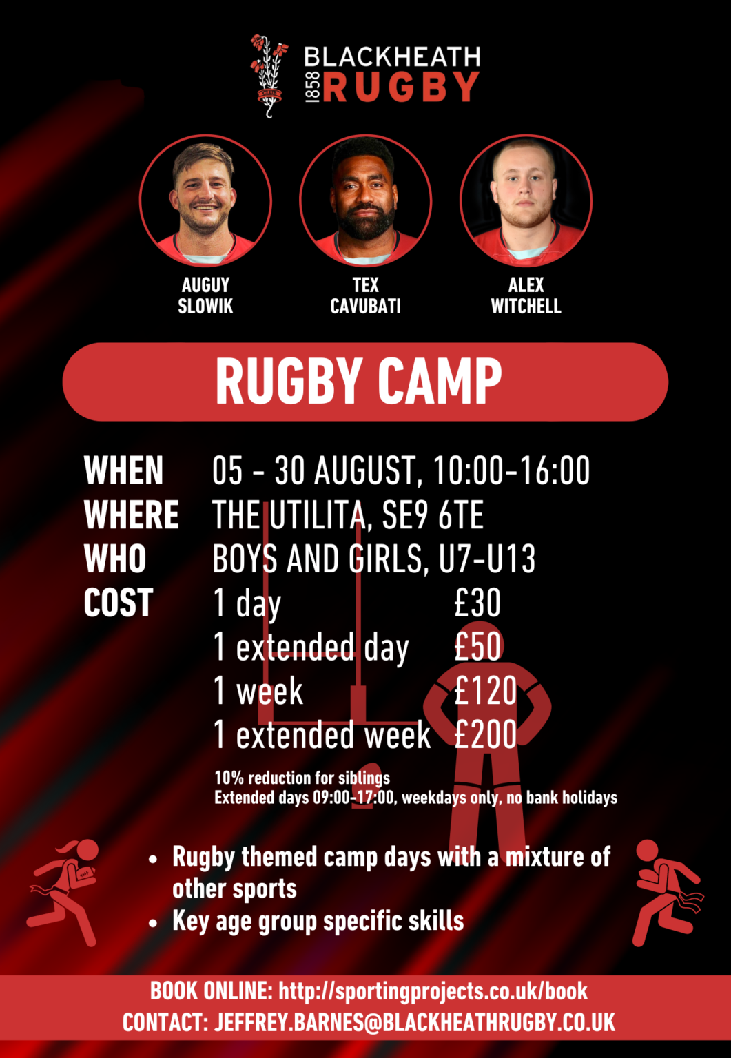 Summer rugby camps - Blackheath Rugby